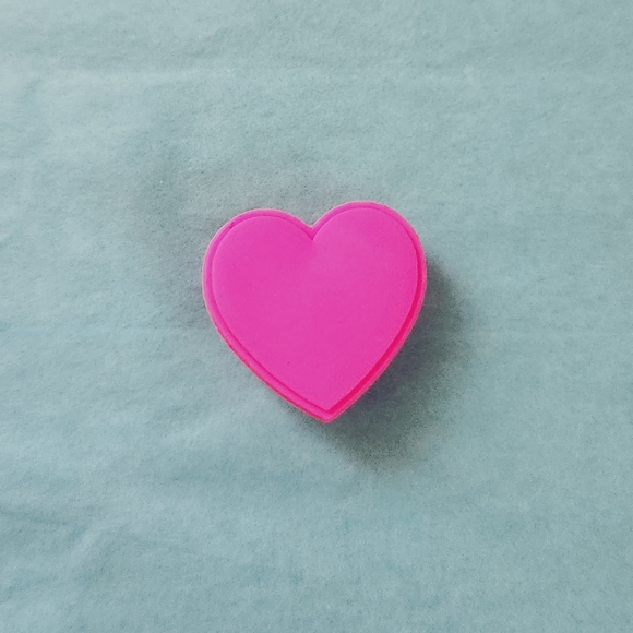 CROCS | Accessories | 75 Pink Heart Croc Charm | Poshmark